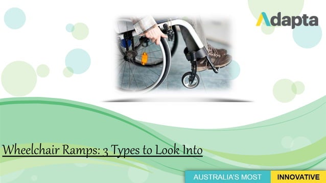 Wheelchair Ramps: 3 Types to Look Into | PPTX | Travel Accessories | Travel