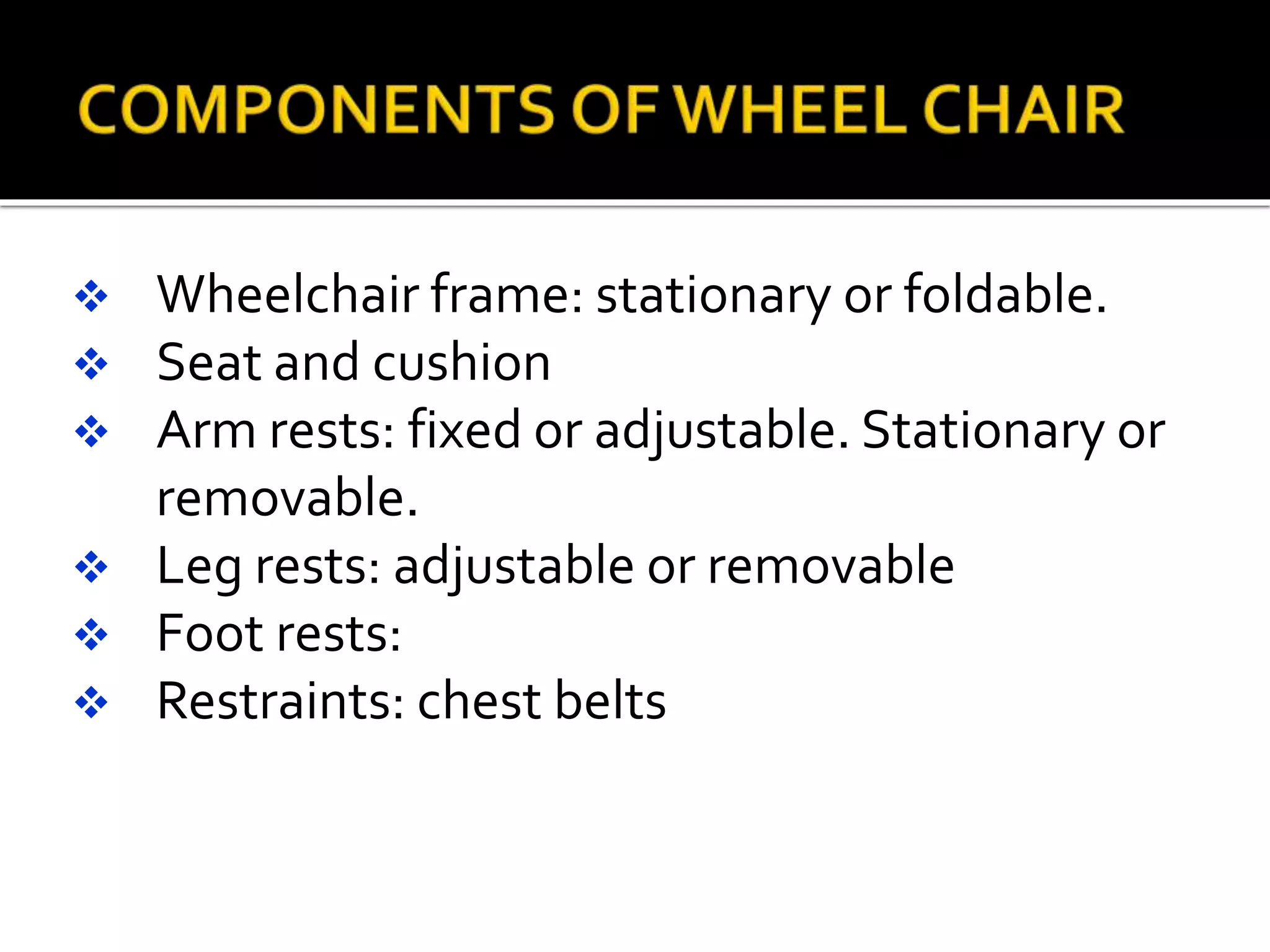 Wheelchairs | PPTX