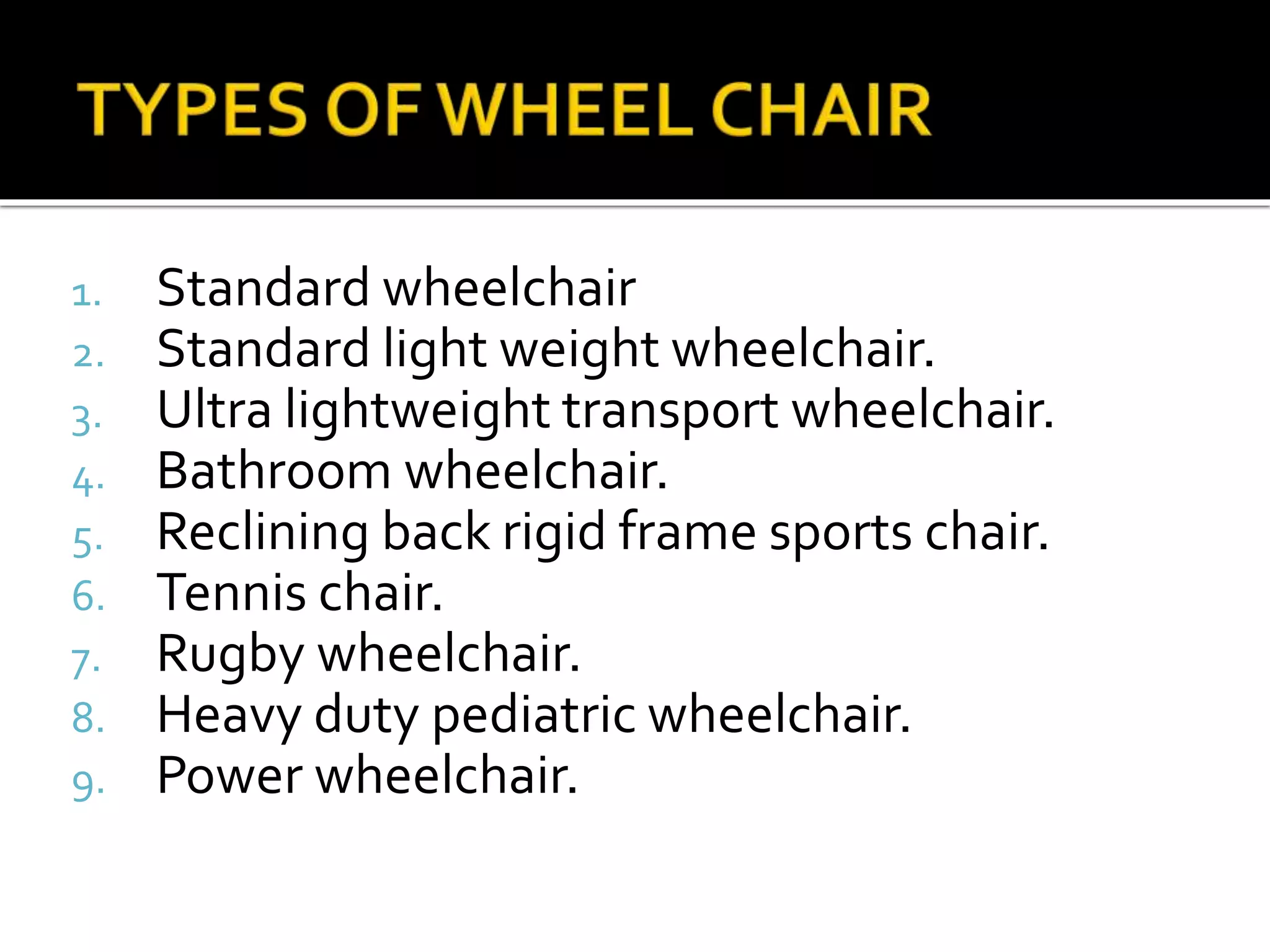 Wheelchairs | PPTX