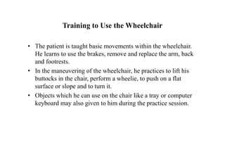 Wheelchairs - Types and Parts | PDF