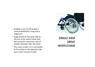 Wheelchairs - Types and Parts | PDF