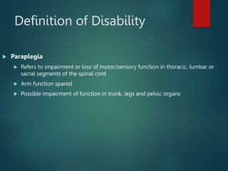 Wheel chair transfer PARAPLEGIC.pptx