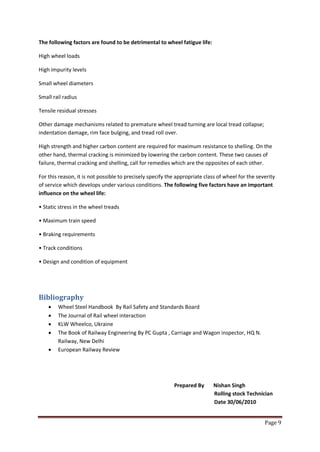 Wheel Defects | PDF