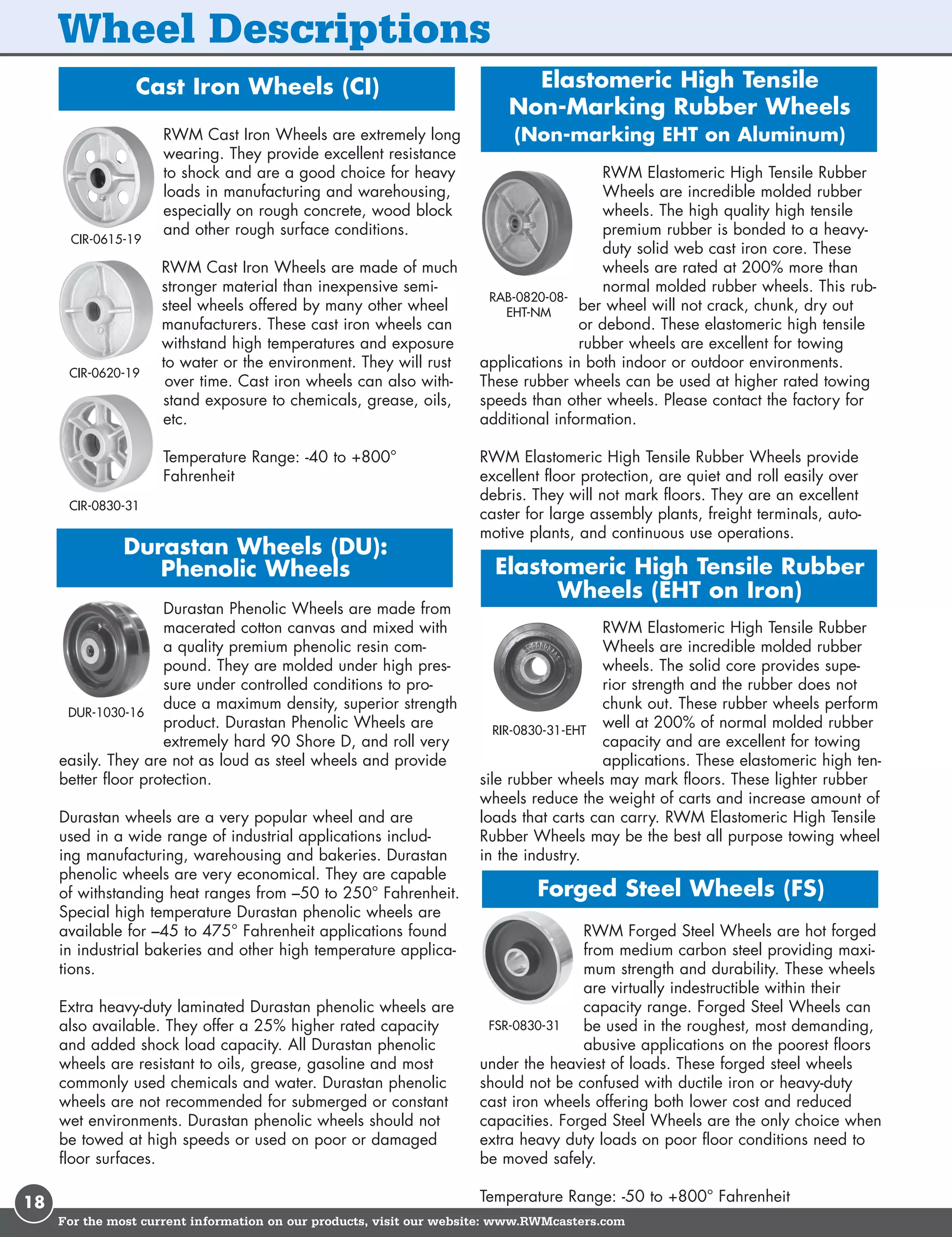 RWM Casters: Caster Wheel Selections | PDF | Skin Care | Beauty