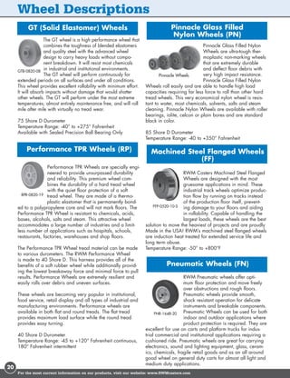 RWM Casters: Caster Wheel Selections | PDF