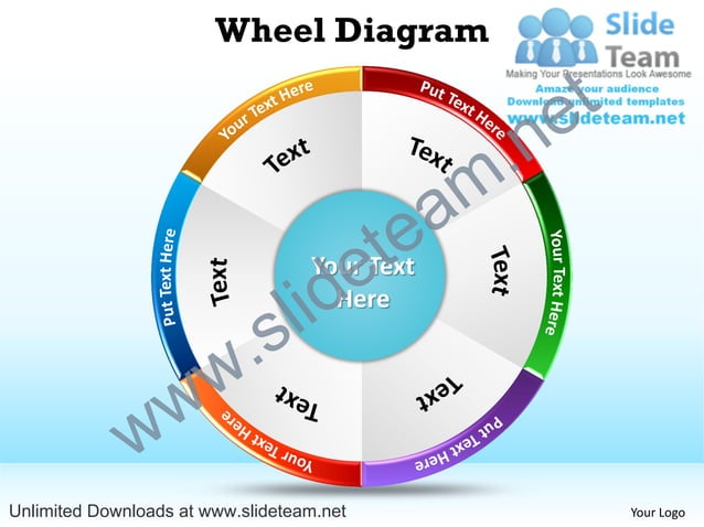 Wheel diagram ppt slides presentation diagrams templates | PDF