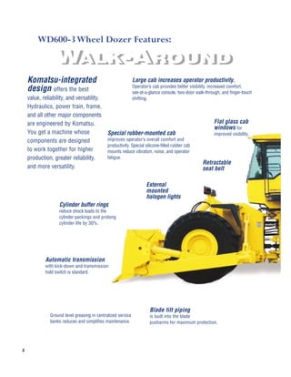 Wheel Dozers - WD600-3 | PDF