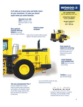 Wheel Dozers - WD600-3 | PDF
