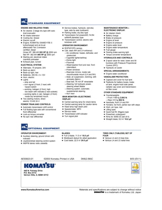 Wheel Dozers - WD600-3 | PDF
