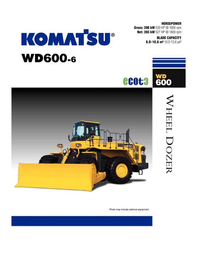 Wheel Dozers - WD600-6 | PDF