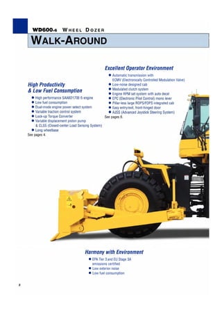 Wheel Dozers - WD600-6 | PDF