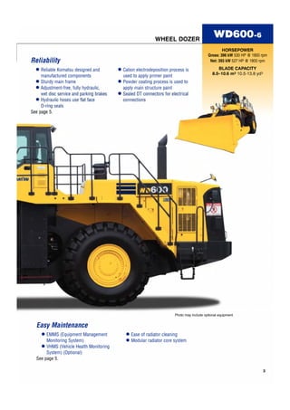 Wheel Dozers - WD600-6 | PDF