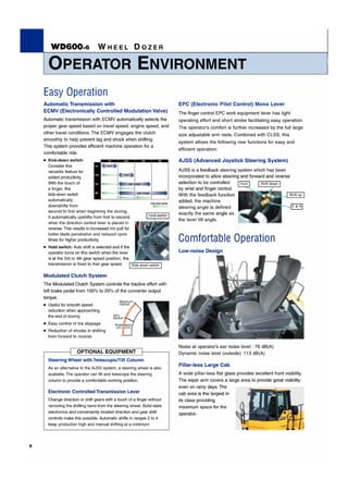Wheel Dozers - WD600-6 | PDF