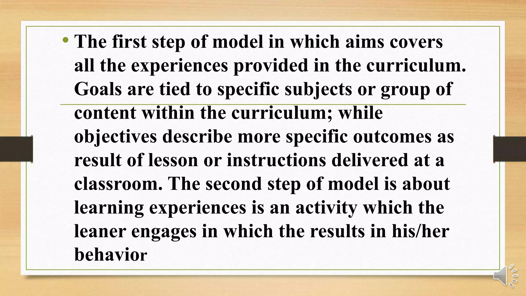 Wheeler model of curriculum development | PPTX