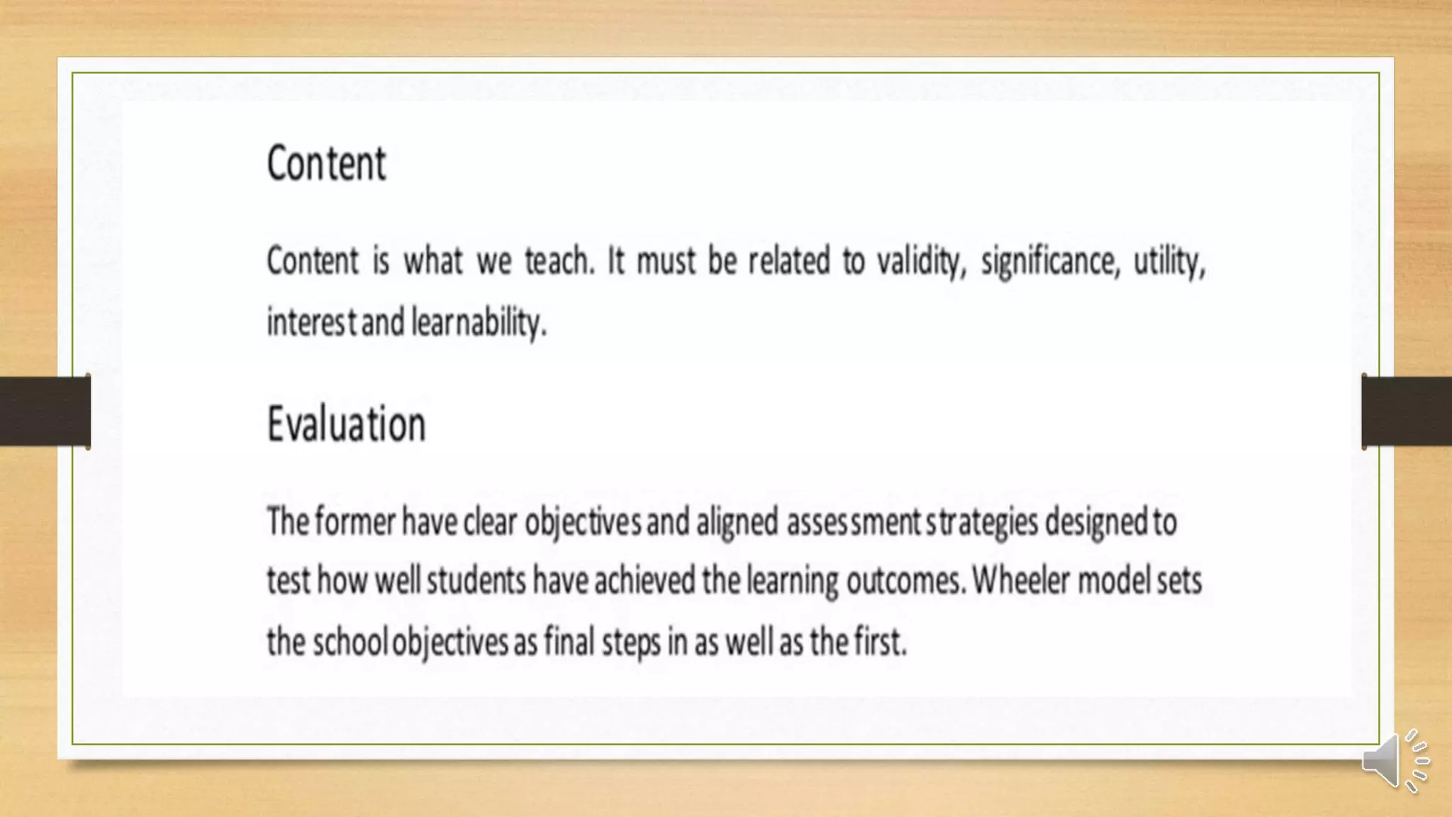 Wheeler model of curriculum development | PPTX