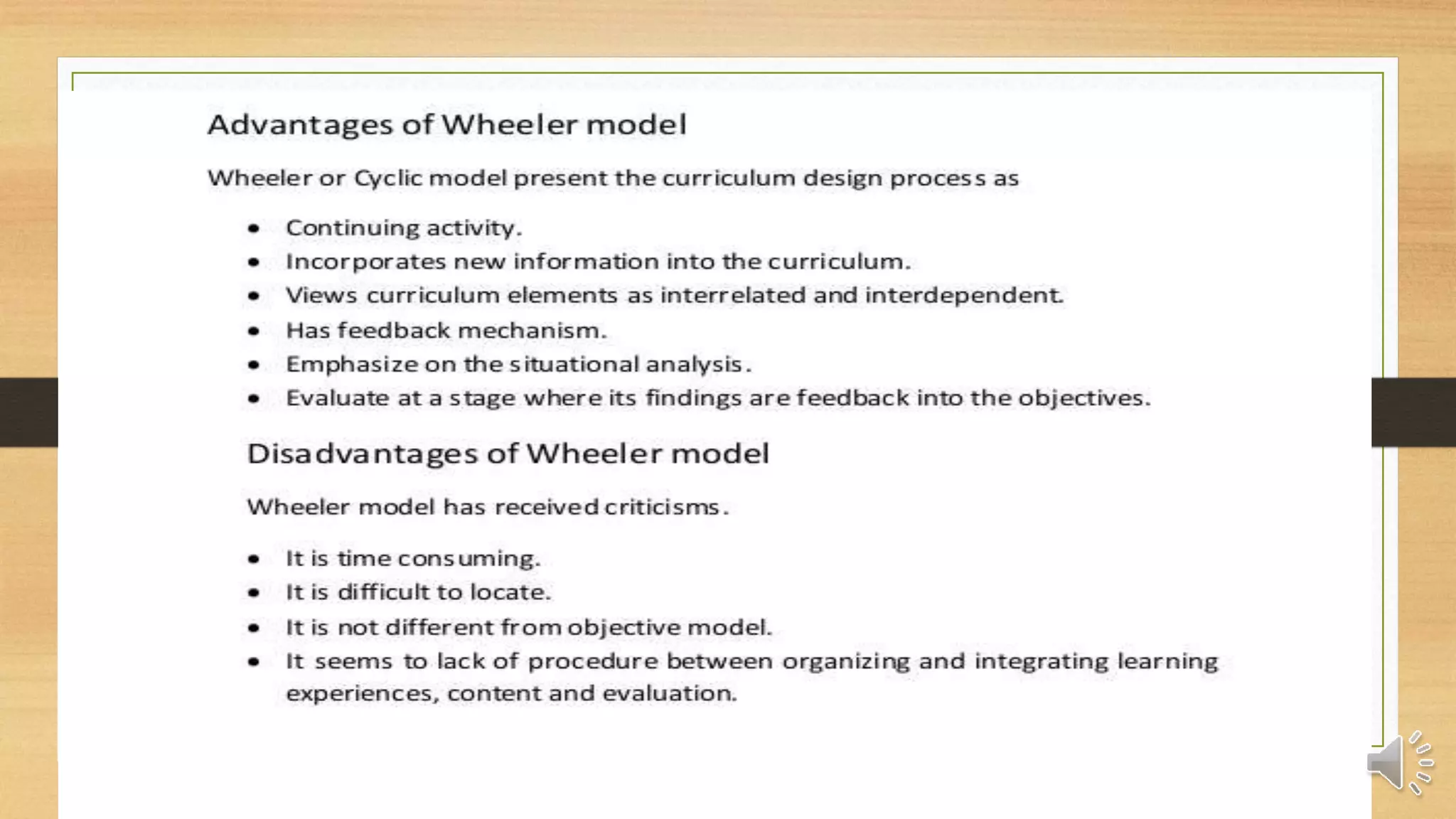 Wheeler model of curriculum development | PPTX | Educational Assessment ...