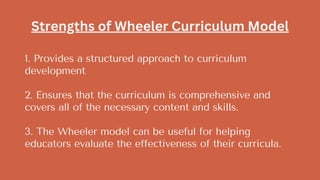 Wheeler Model of Curriculum Development | PDF