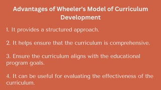 Wheeler Model of Curriculum Development | PDF