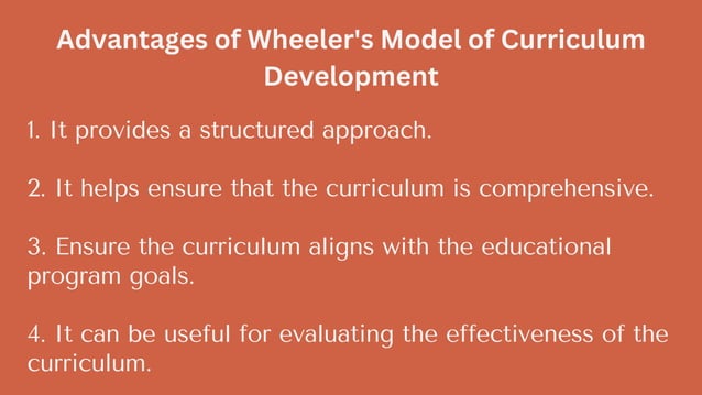 Wheeler Model of Curriculum Development | PDF | Primary Education ...