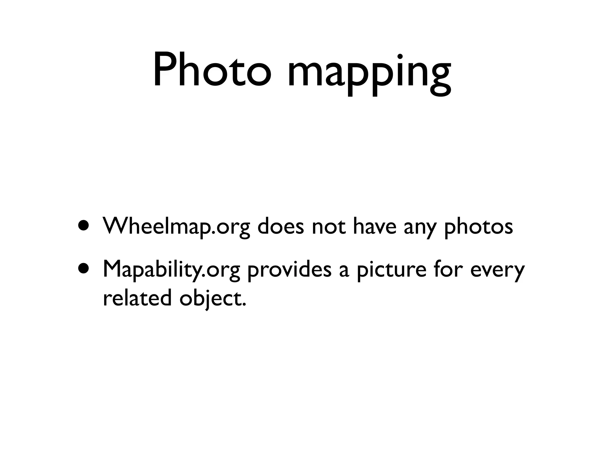 Wheelmap vs Mapability | KEY