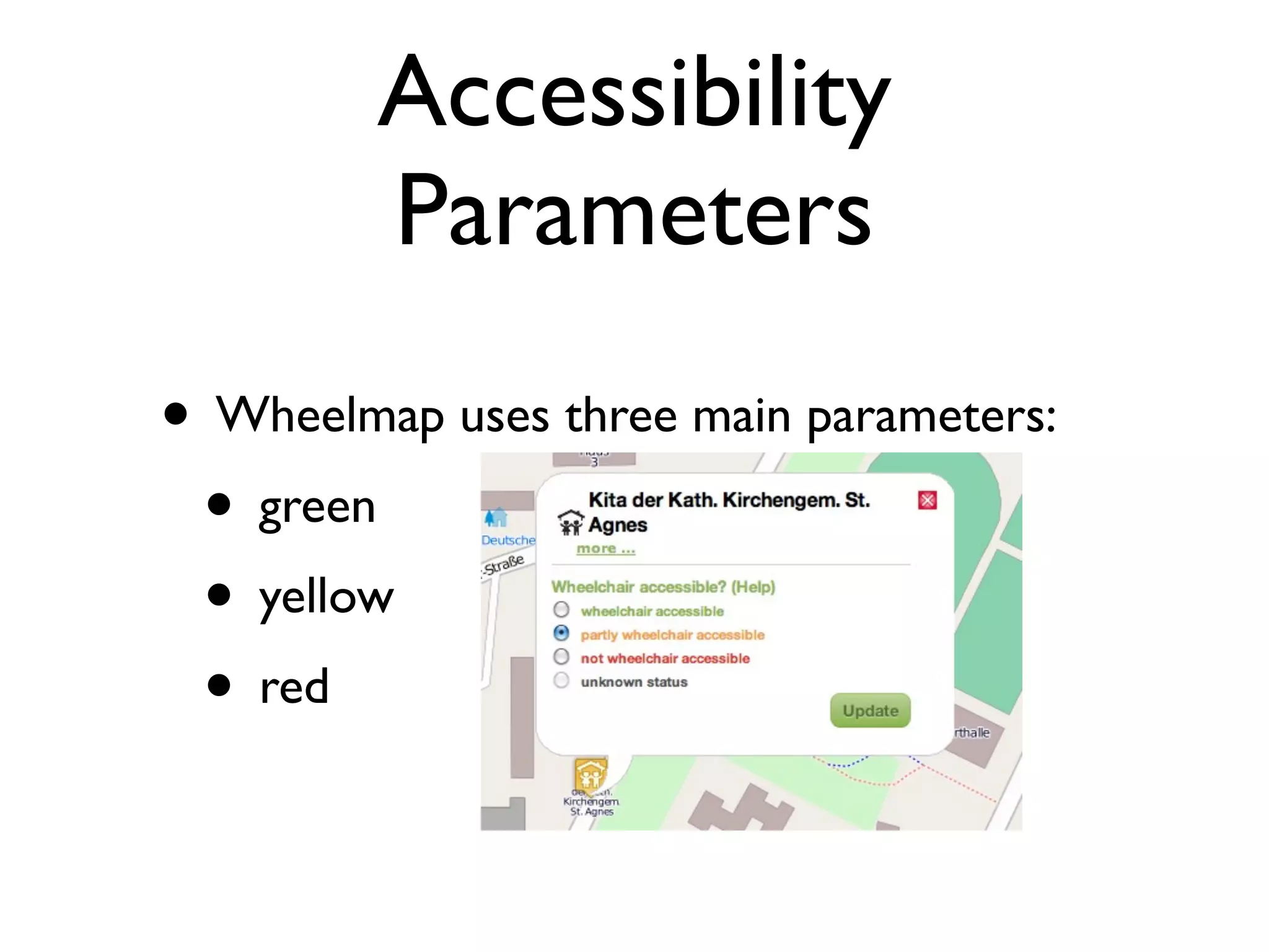 Wheelmap vs Mapability | PPT