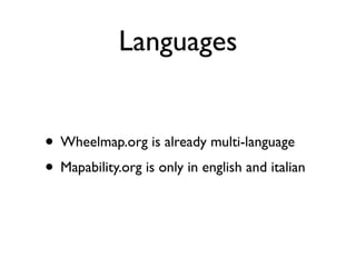 Wheelmap vs Mapability | PPT