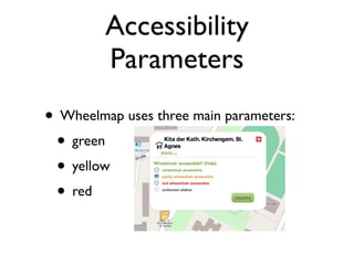 Wheelmap vs Mapability | PPT
