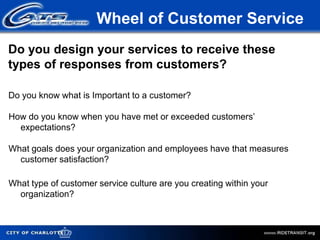Wheel of Customer Service | PPT