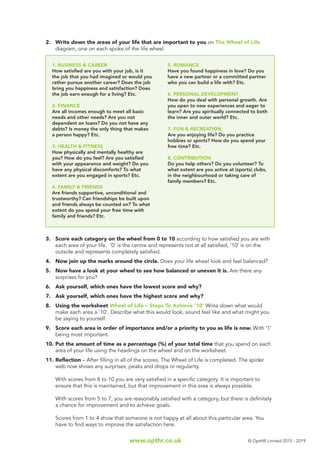 Wheel of life booklet | PDF