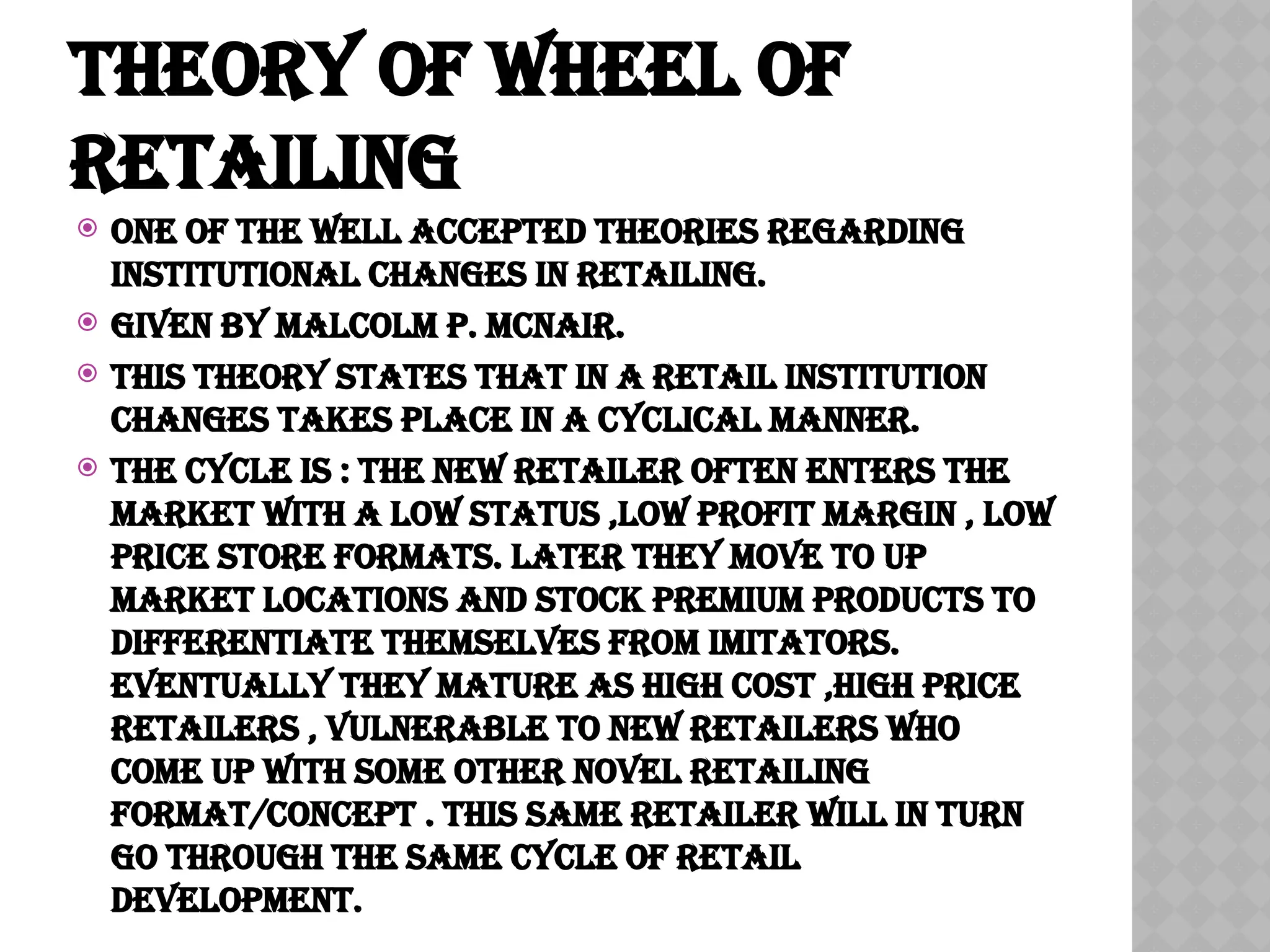 wheel of retailing and Melting Pot Theory.pptx