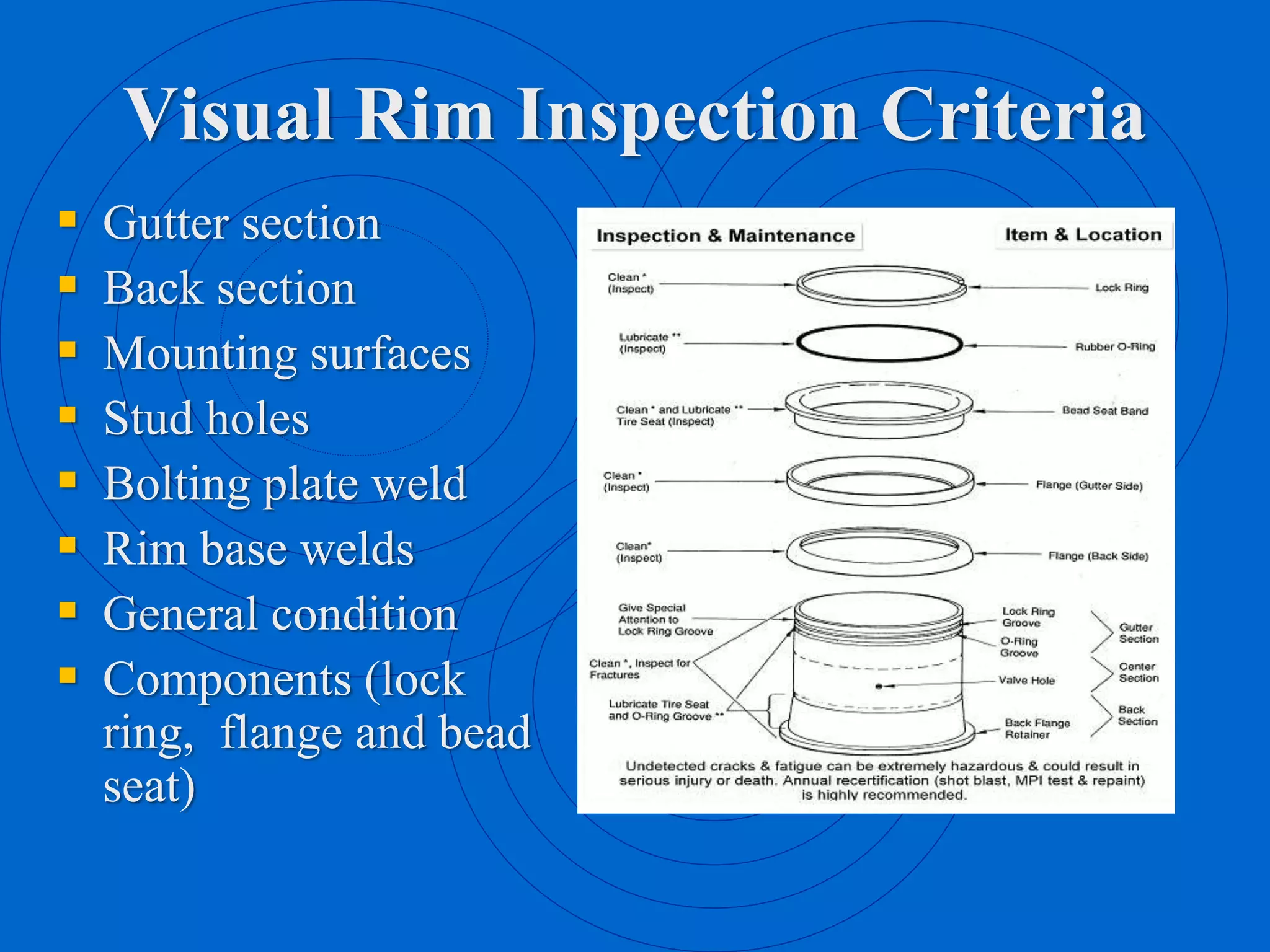 Wheel Safety, Inspection, & Maintenance | PPTX