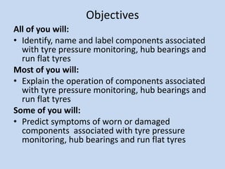 Wheels and tyres pages 8 and 9 | PPTX