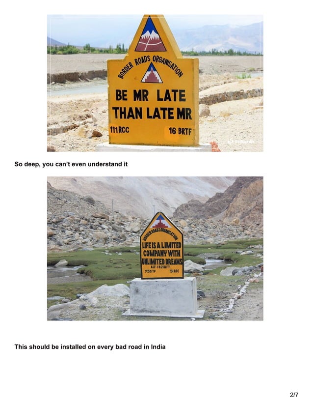 12 hilarious and witty bro road signs youll see only in ladakh - www ...