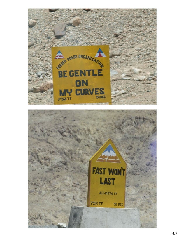 12 hilarious and witty bro road signs youll see only in ladakh - www ...