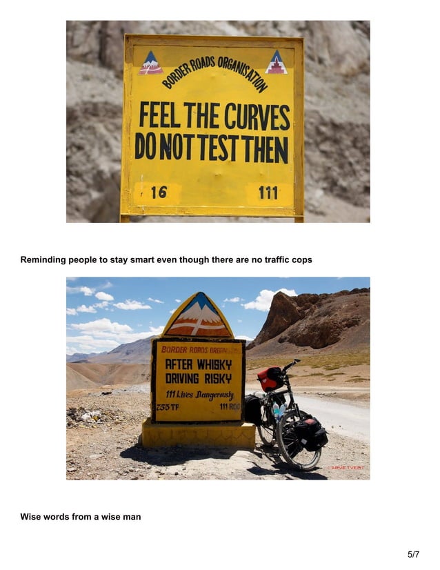 12 hilarious and witty bro road signs youll see only in ladakh - www ...