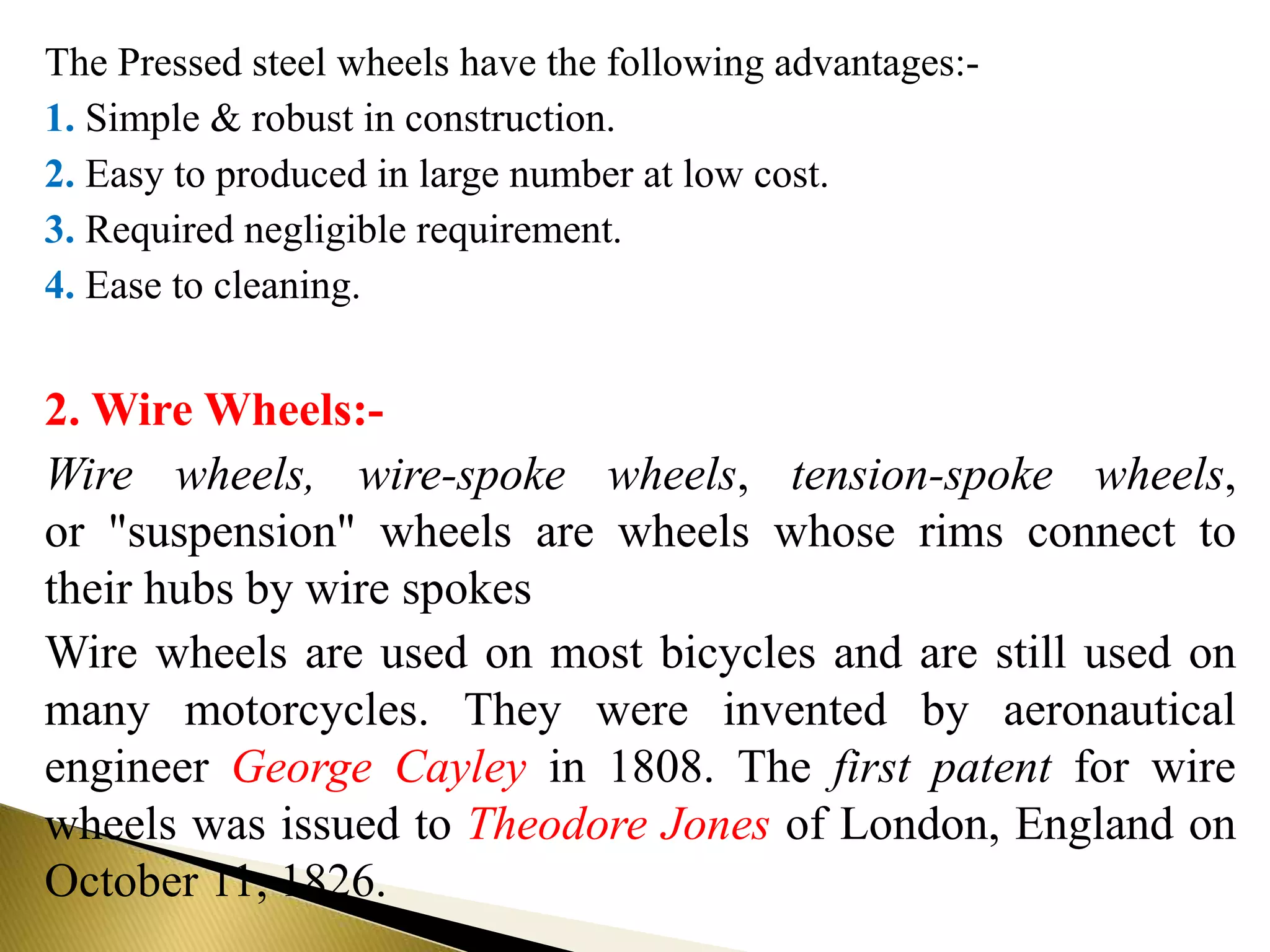 Wheels Assembly | PPT