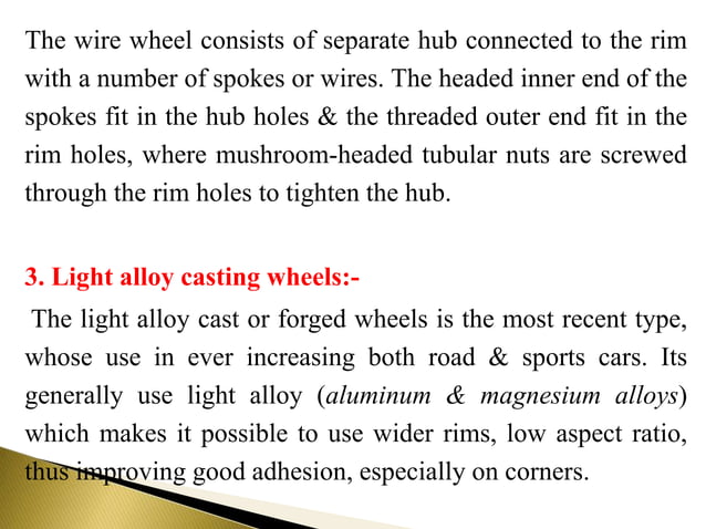 Wheels Assembly | PPT