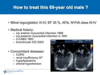 When is less more minimally invasive surgery in low ef | PPT