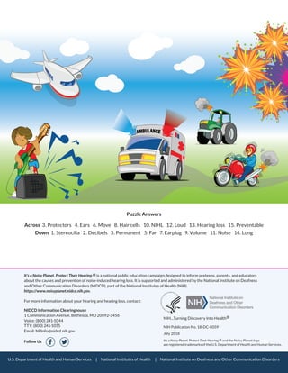 CROSSWORD when-its-loud-protect-your-hearing | PDF