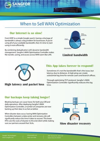 When to-sell-wan-optimization-sangfor-technologies-partner-program | PDF | Computer Networking ...