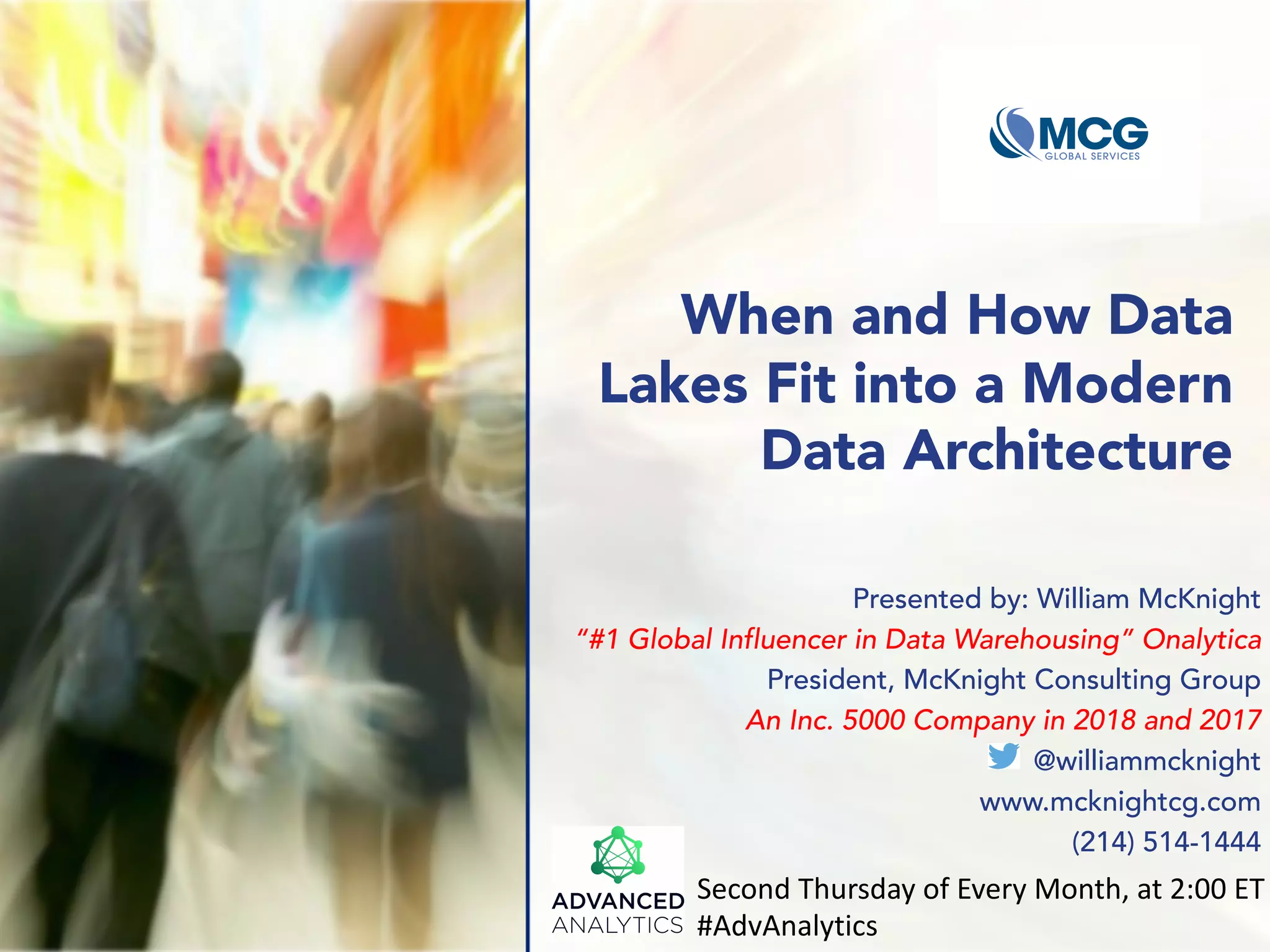 ADV Slides: When and How Data Lakes Fit into a Modern Data Architecture | PPT