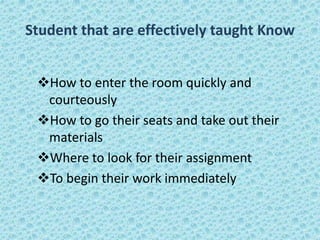 When and how to take roll | PPT