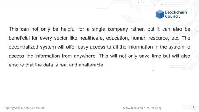 When and why to use blockchain technology | PPT