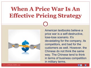 When a price war is an effective pricing strategy | PPT