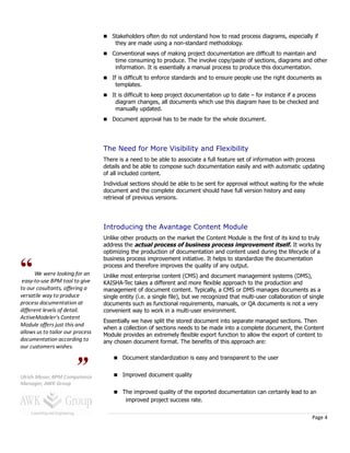 When a Process diagram is not Enough | PDF