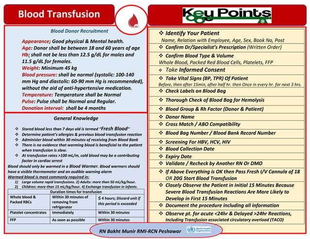 Blood Transfusion Protocol | PPT