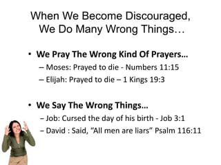 When Christians Become Discouraged | PPTX | Christianity | Religion ...