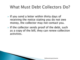 When Debt Collectors Call | PPTX | Consumer Issues | Business