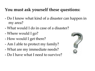 When Disaster Strikes | PPT