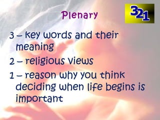 When Does Life Begin | PPT